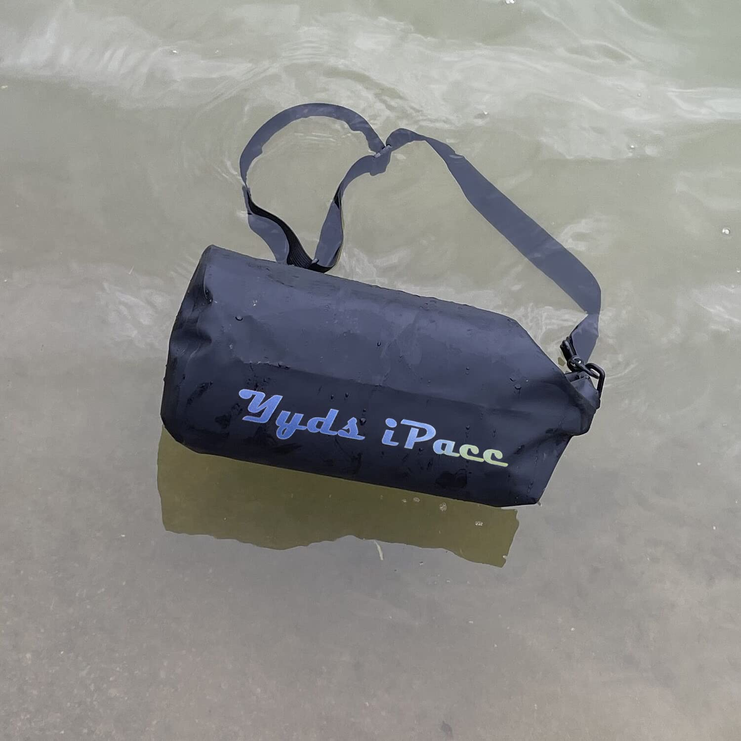 Yyds iPace Waterproof Dry Bag with Adjustable Shoulder Strap, Roll Top Dry Sack for Boating, Kayaking, Swimming, Hiking, Camping, Rafting, Fishing[Black]