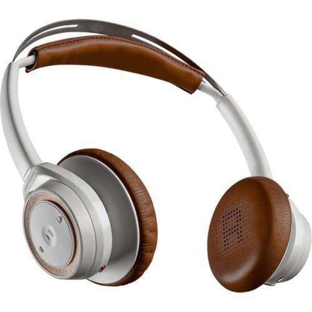 Plantronics Backbeat Sense - Wireless Headphones with MIC (White/Tan)