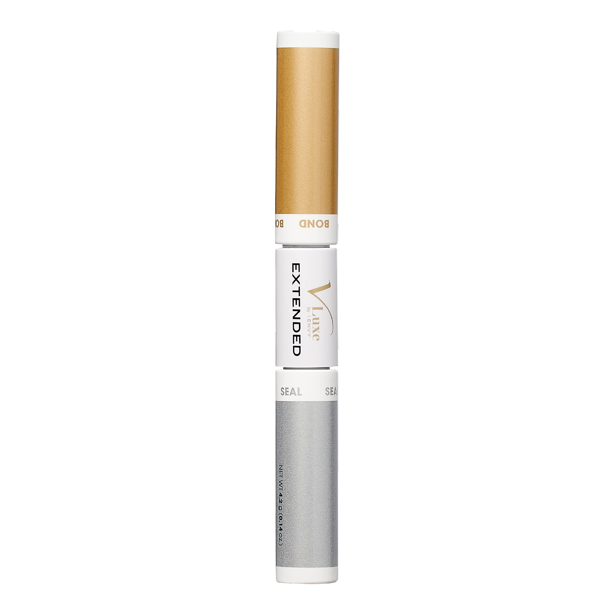 VLuxe Extended DIY Eyelash Extension Bond & Seal Infused with Biotin & Vitamin E - Strong Gentle Comfortable Lash Adhesive for All Day Wear for Use with V-Luxe Extended Lash
