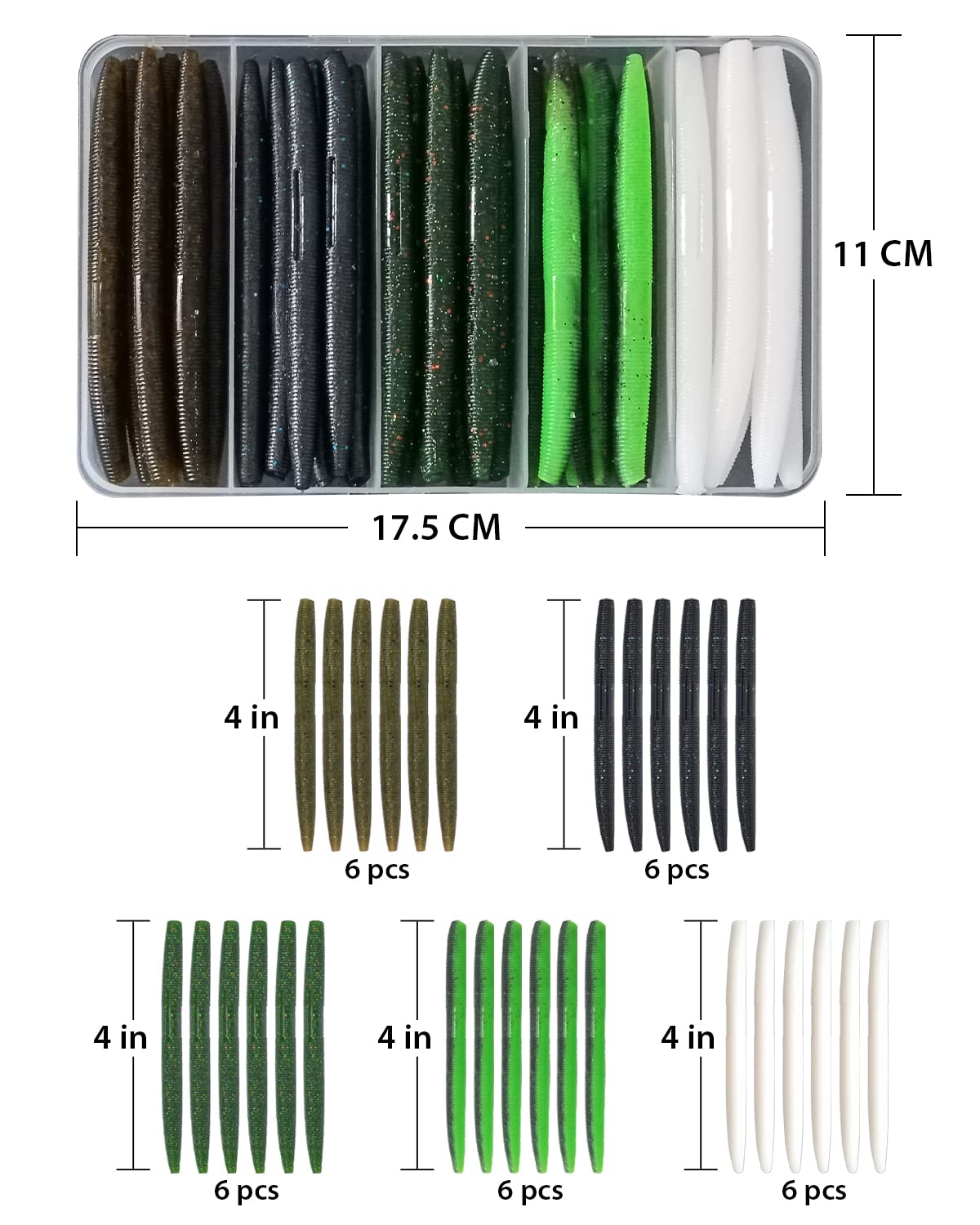 SANTKOL Soft Plastic Crawfish Bait,Crawdad Plastic Baits Creature Lure Bass Artificial Soft Shrimps Fishing Lure for Freshwater Saltwater 2.5-3.5in 30PCS