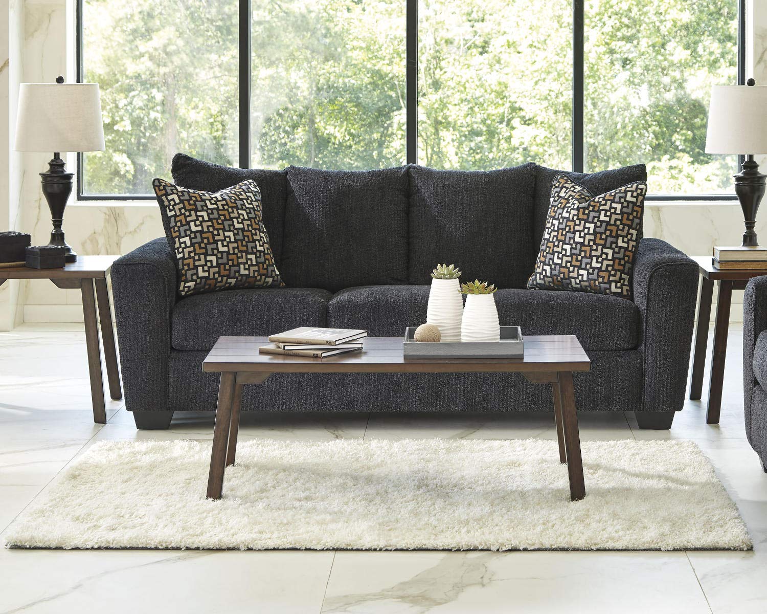 Signature Design by Ashley Norris Casual 5 x 7 High Pile Machine Woven Rug, Taupe