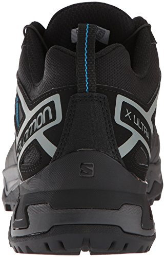 Salomon X Ultra 3 Hiking Shoes for Men, Phantom/Black/Hawaiian Surf, 12