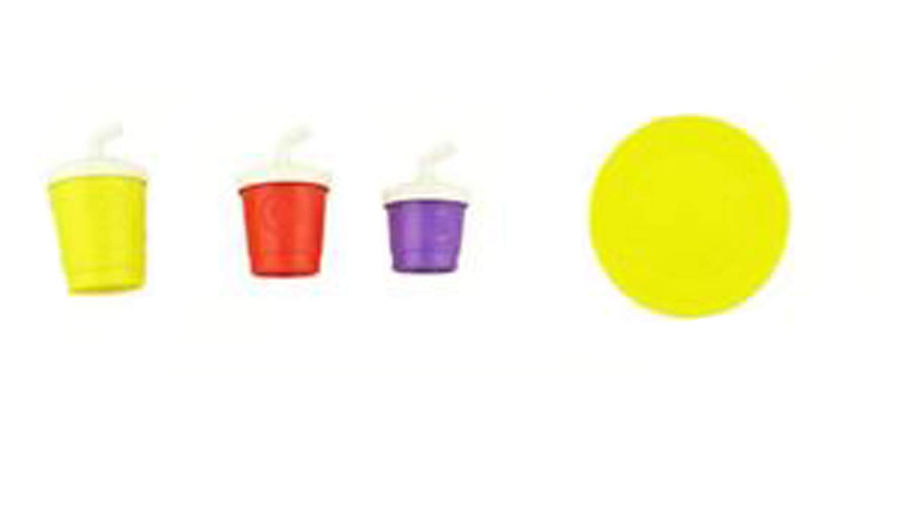 Replacement Parts for Food Truck - Laugh and Learn Servin' Up Fun Food Truck DYM74 ~ Replacement Plate and Cups