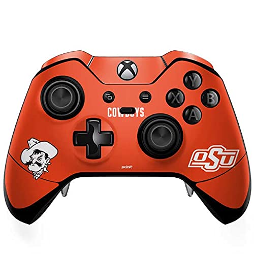 Skinit Decal Gaming Skin compatible with Xbox One Elite Controller - Officially Licensed College Oklahoma State Vintage Design