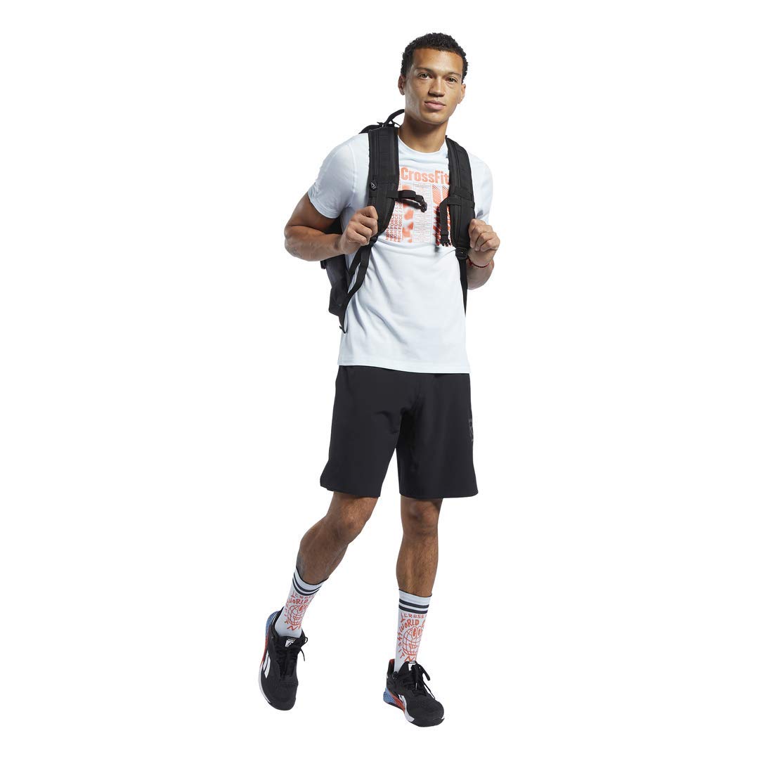Reebok CrossFit Ac + Cotton Tee, Glass Blue, S