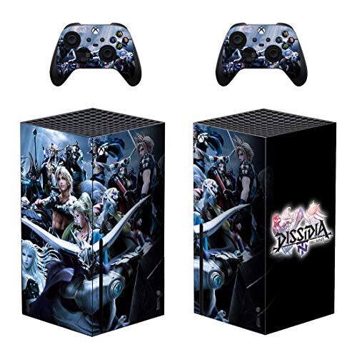 Protective Vinyl Skin Decal Cover for X-box-Series-X Console Wrap Sticker Skins with Two Free Wireless Controller Decals RPG Game (only fit X-box-Series-X )