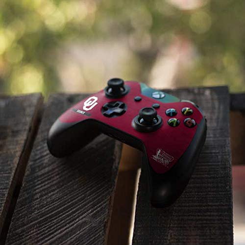 Skinit Decal Gaming Skin compatible with Xbox One Controller - Officially Licensed College Oklahoma Sooners Design