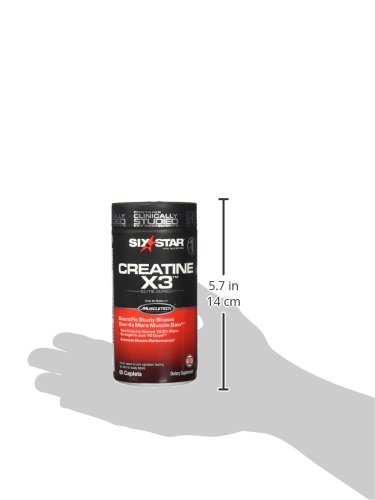 Six Star Creatine Pills Post Workout X3 Creatine Capsules | Creatine Monohydrate Blend | Muscle Recovery & Muscle Builder for Men & Women | Creatine Supplements, 20 Servings