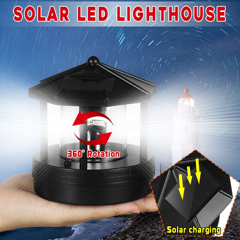Smoke Towers Solar Light, Led Waterproof Rotatable Outdoor Solar Light Decorative with 2 Solar Panels at The Top, Suitable for Home, Garden, Courtyards, Lawns, Balconies, etc.