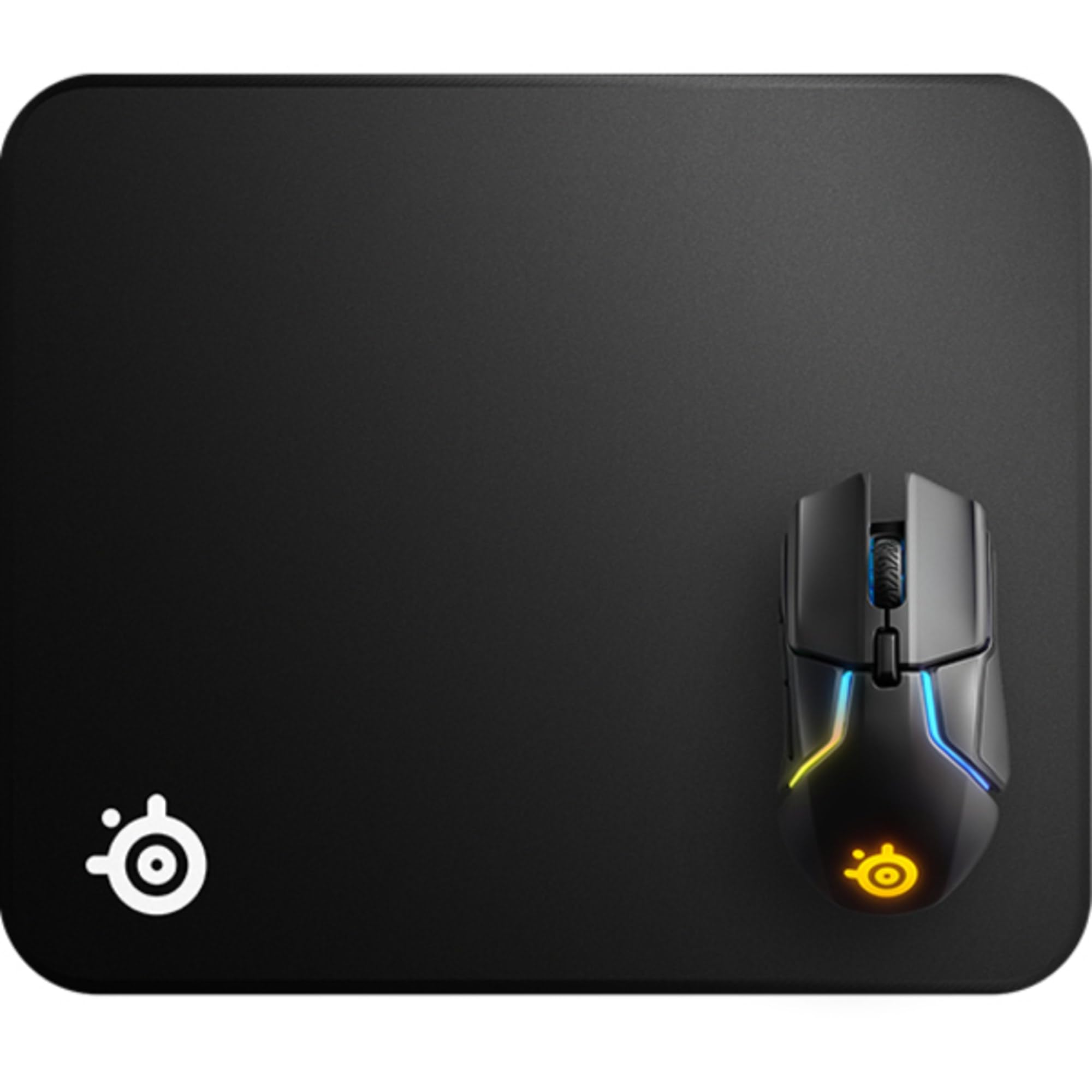 SteelSeries QcK Edge - Cloth Gaming Mouse Pad - stitched edge to prevent wear and tear - optimized for gaming sensors - size L