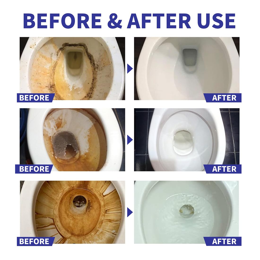 OEIEFE Automatic Powerful Foam Cleaner, Homebbc Foam Cleaner for Toilet, Foam Cleaner Active Dissolution Toilet, Toilet Cleaning Tablets for Automatic Stain Removal (2Box)