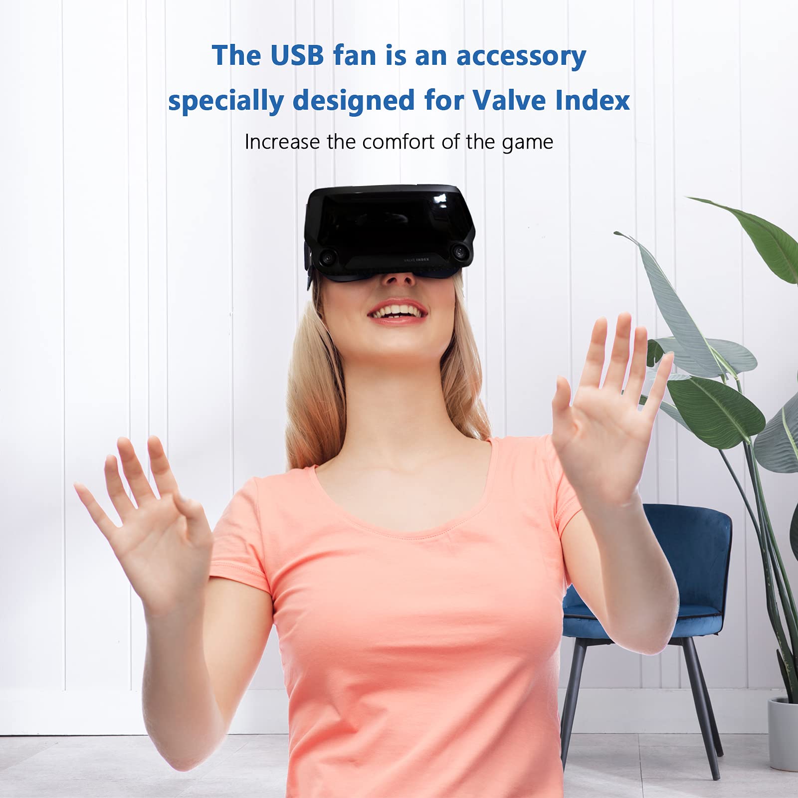 Valve Index Fan Valve Index Accessories Radiator for VR Headset, USB Cooling Heat in VR Game and Extends The Life of Valve Index