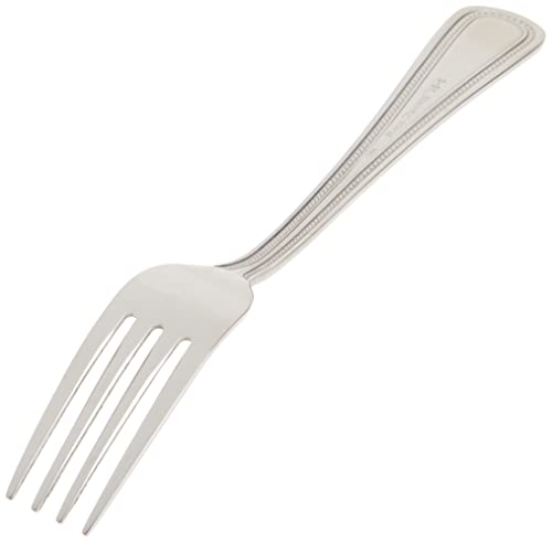 Winco 12-Piece Dots Dinner Fork Set, 18-0 Stainless Steel,Silver