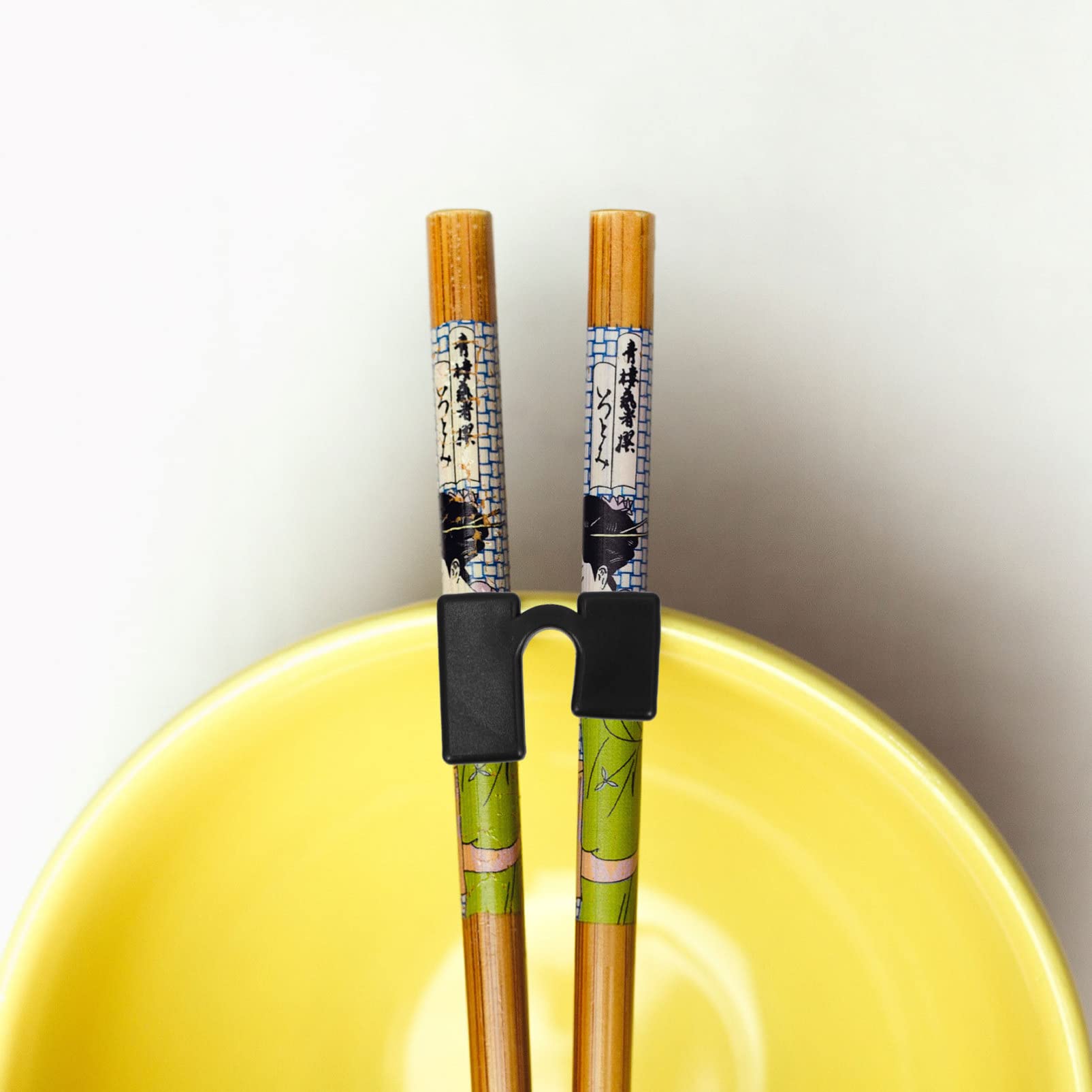 TOPBATHY Training Chopsticks Reusable Chopstick Helpers Training:10PCS Chopsticks Hinges Connector Right or Left Handed Chopsticks Helper Beginners for Beginners, Trainer, Seniors