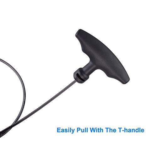 Raiseek Flexible Threaded Bore Cleaning Coated Cable Set 8", 33" for Pistol Rifle in Zippered Pouch
