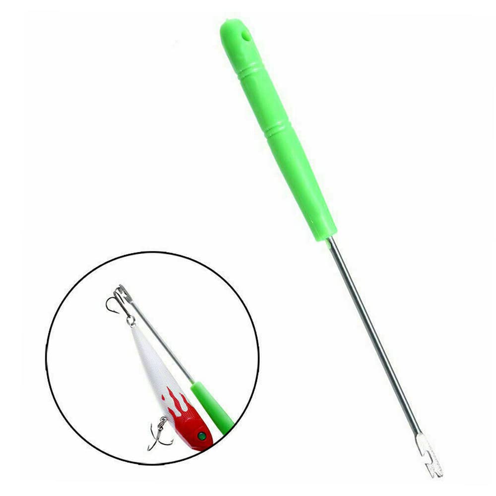 Vanki 10Pcs Fishing Gear Hook Remover Portable Detacher Extractor Unhook Tackle Random Colors