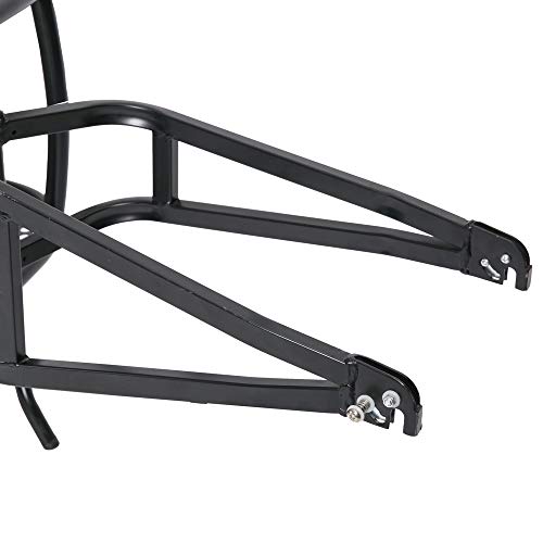 QuietKat 20QKCTSW Rear Cargo Trailer, Single Track FatTire Off Road, 14βx 24β Storage