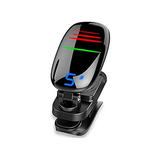 WYFDP FT-16 Clip-on Chromatic Tuner for Guitar Bass Violin and Ukulele Tuner 3D Design Guitar Accessories Guitar Tuner