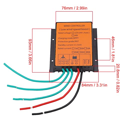 Wind Controller, Wind Generator Controller, Simple Operation, Easy Installation for Electricity (400W)