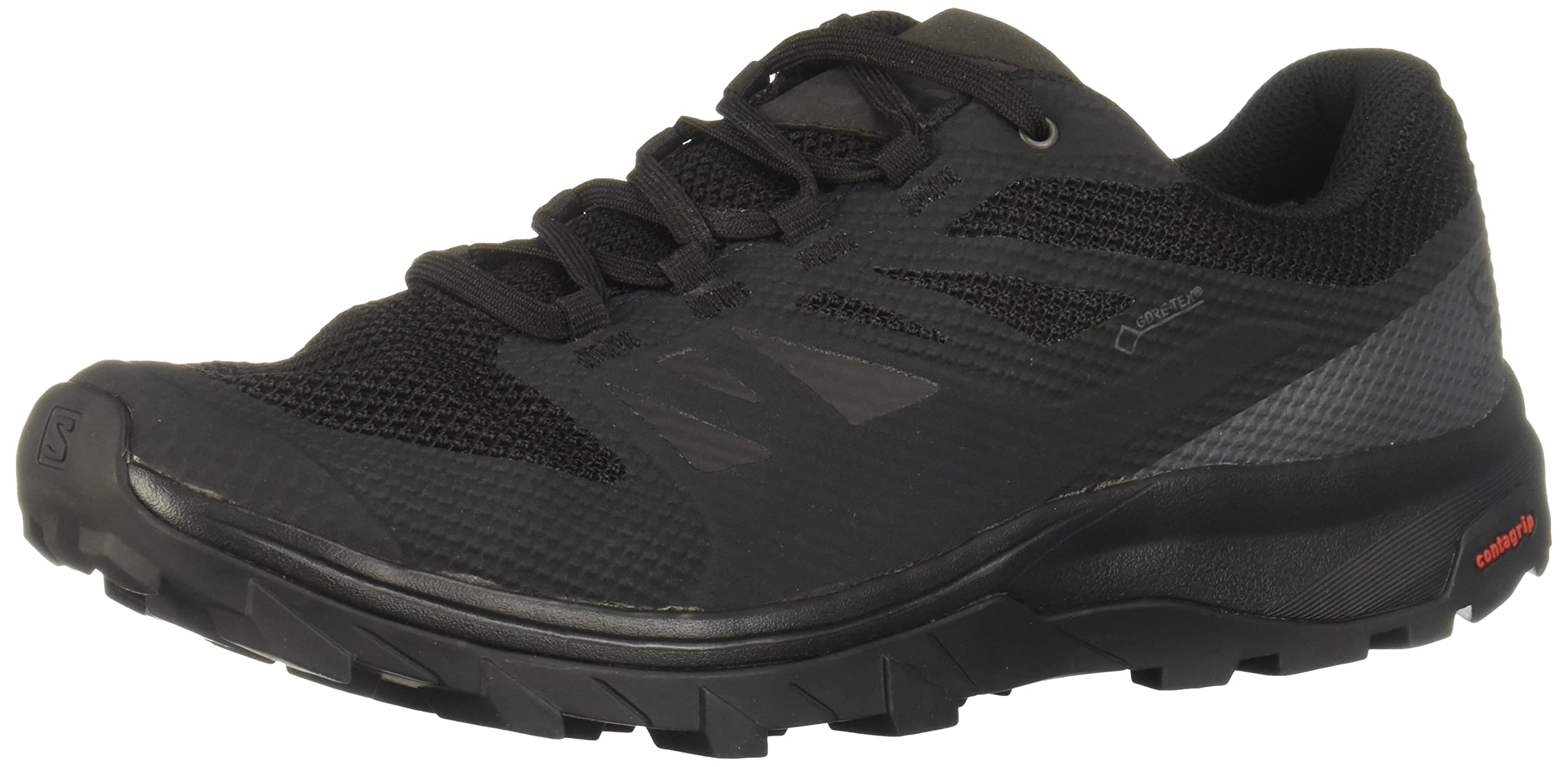 Salomon Outline Gore-TEX Hiking Shoes for Men, Burnt Olive/Black/Safari, 11.5 Wide