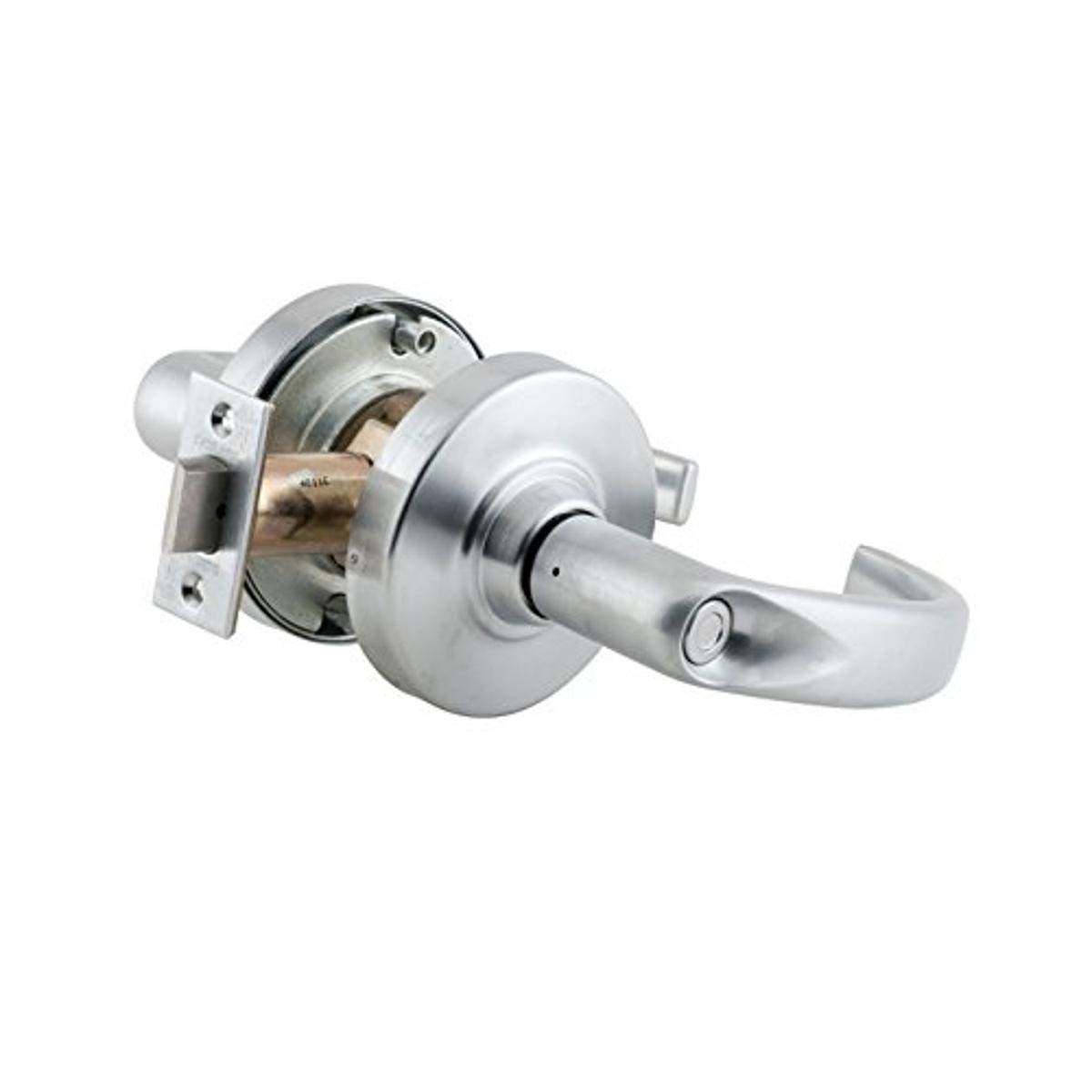 Schlage Commercial ND40SPA626 ND Series Grade 1 Cylindrical Lock, Privacy Function, Sparta Lever Design, Satin Chrome Finish