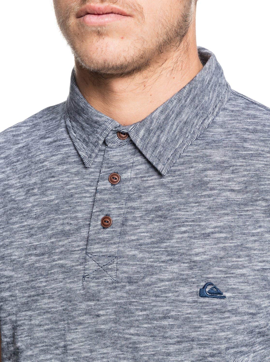 Quiksilver Men's Everyday Sun Cruise Knit Crew TOP, Sky Captain Heather, S
