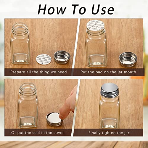 Tondiamo 150 Pcs Pressure Sensitive Seals Foam Lid Liner Bottle Seals Waterproof Safety Tamper Resistant Sealing Gasket Activated Seals for Glass Jar Plastic Lid Canning Vials(1.38 Inch/ 35 mm)