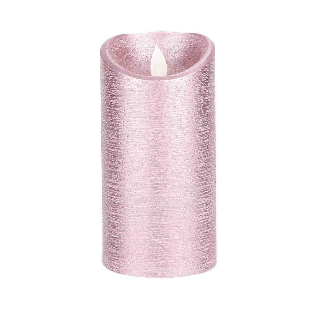 Simlug Flameless LED Light for Seasonal & Festival Celebration, Battery Operated, Pink(L(7.5x15cm))