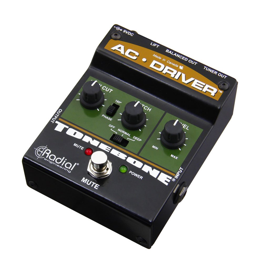 Radial Engineering Tonebone AC Driver Acoustic Instrument Preamp and Direct Box with Microfiber and Free EverythingMusic 1 Year Extended Warranty