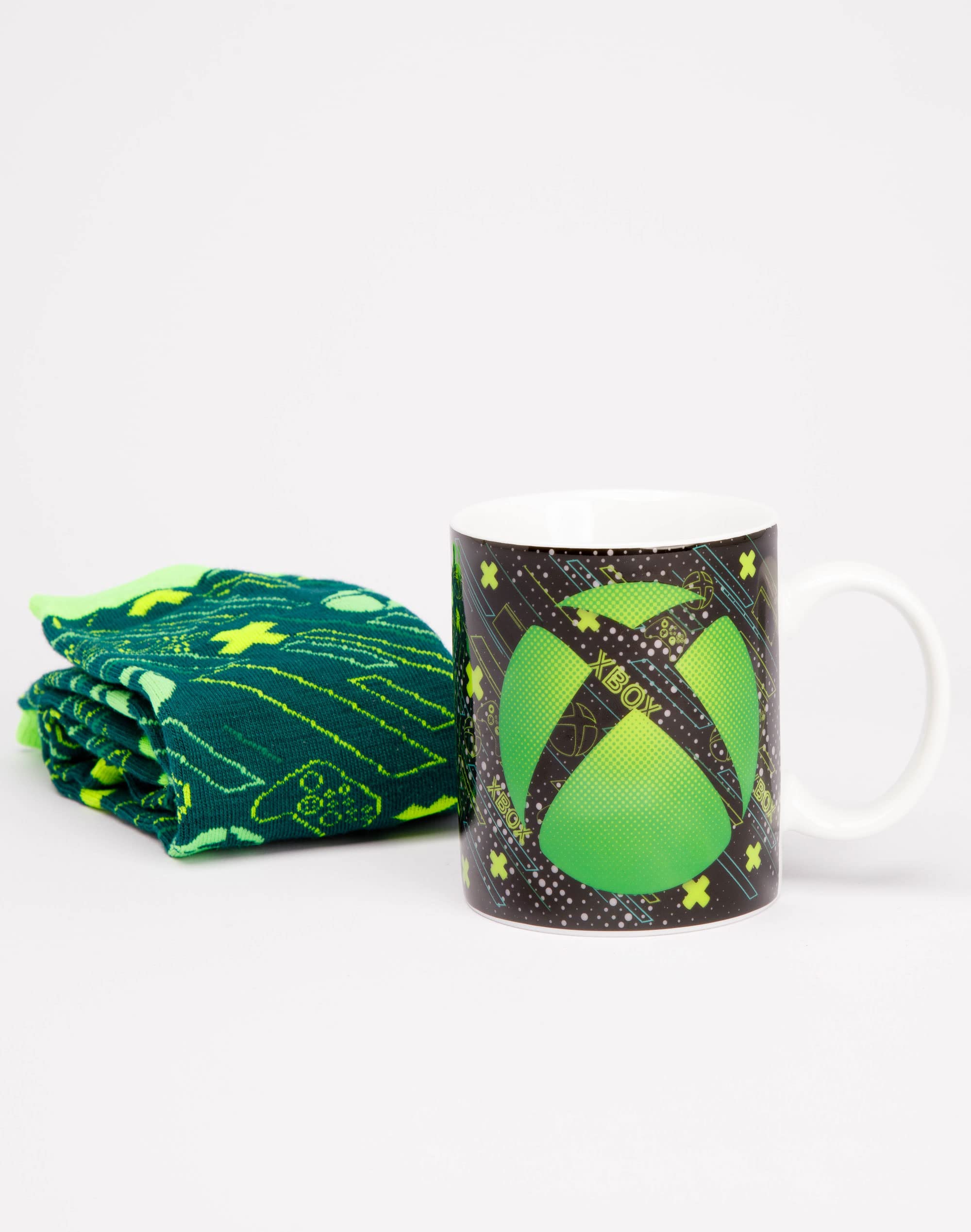 XBOX Mug And Socks One Size Gaming Controller 11oz Cup Game Gifts