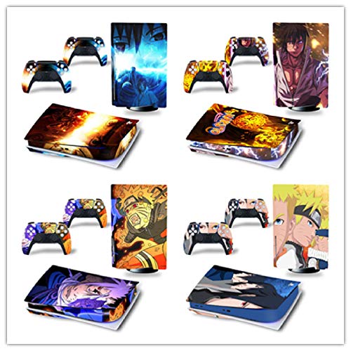 PS5 Skin for NarutoThis PVC Water-Proof StickerTo Protect The Playstaion 5 Disk Console and 2 Controllers Surfaces