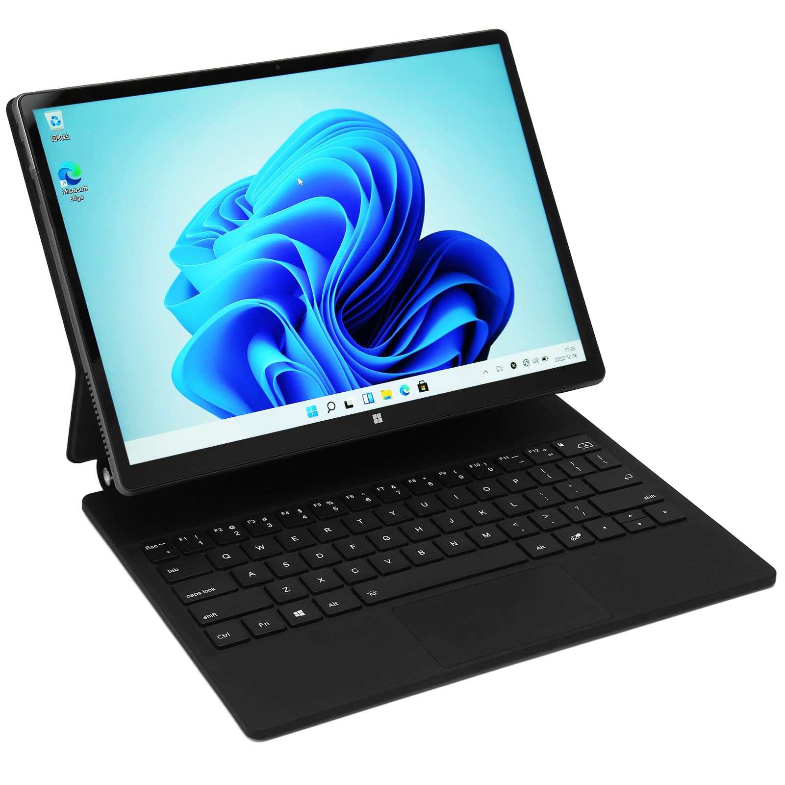 Shanrya Tablet Laptop, Tablet PC 16GB DDR4 1TB SSD Magnetic Keyboard Dual Camera 13 Inch Touch Screen 5200mAh 5GHz WiFi for Travel (US Plug)