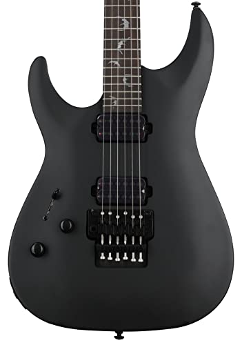 Schecter Damien-6 FR SBK Left-Handed Electric Guitar - Satin Black