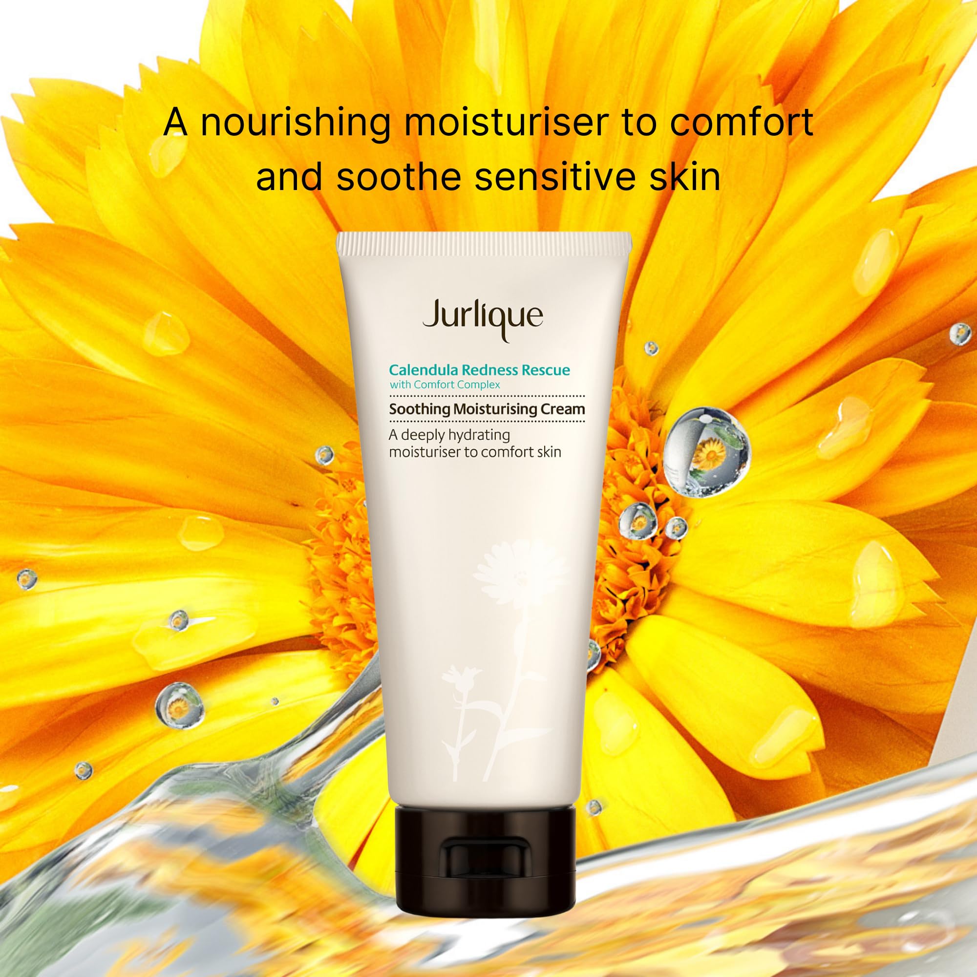 Skin Moisturizer - Jurlique: Calendula Cream - Calms Aggravated Skin - Deeply Hydrates Sensitive Skin - Protects Against Environmental Aggressors, 1.4 Oz (Pack of 1)