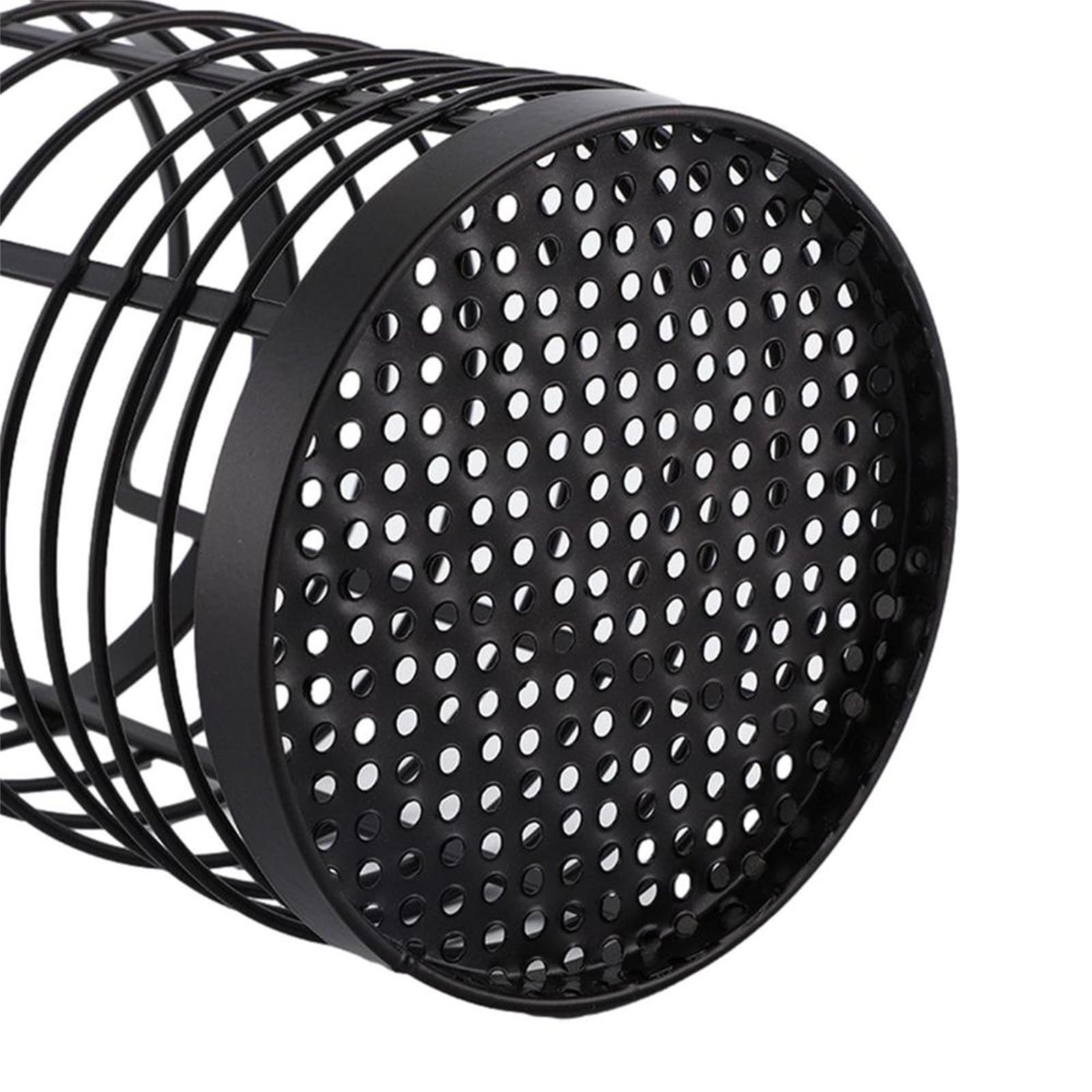 Wire Utensil Holder for Kitchen Counter, Metal Wire Cooking Utensils Holder, Spoon Fork Cutlery Drainer Organizer Shelves, Countertop Round Utensil Storage Caddy for Spatulas, Chopsticks, Spoons