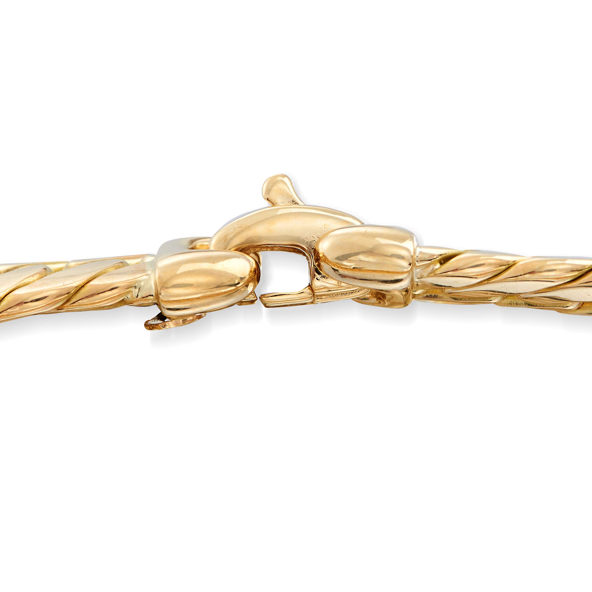 Ross-Simons Italian 14kt Yellow Gold Cuban-Link Bracelet. 7 inches