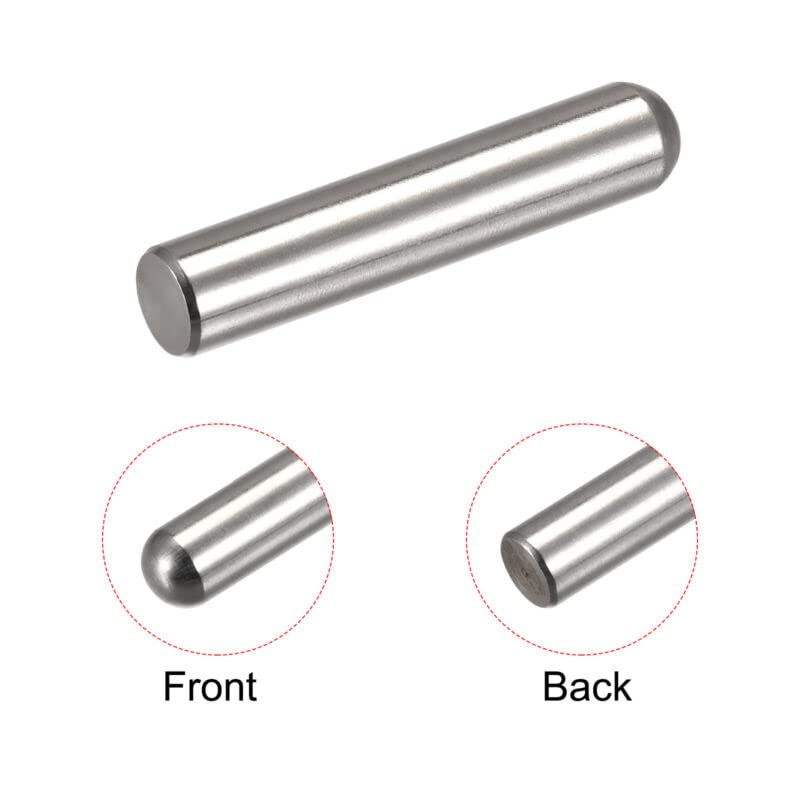 Tool parts 12x60mm Dowel Pins - 1pcs Round Head Flat Chamfered End Dowel Pin