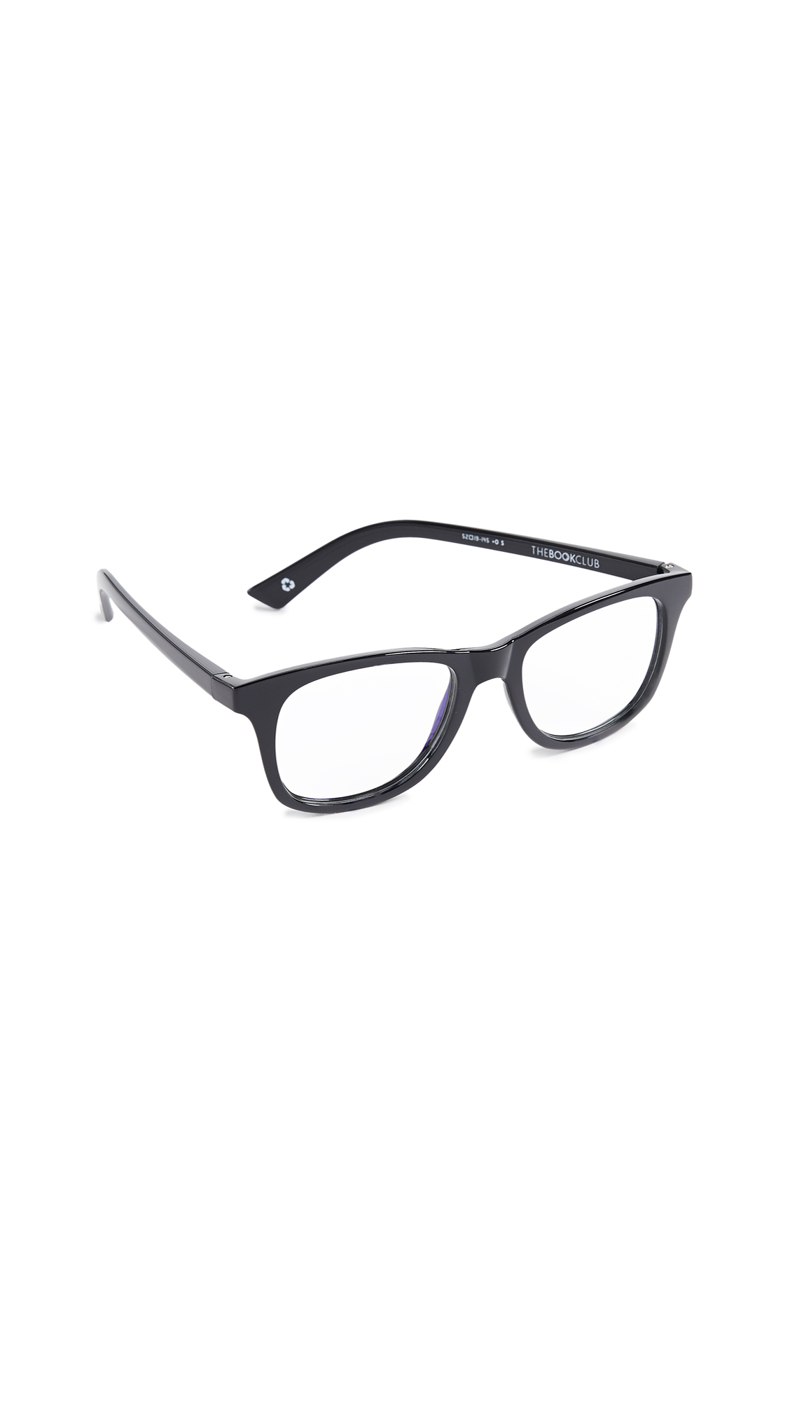 The Book Club Women's Blue Light Grime In Banishment Glasses, Black, One Size