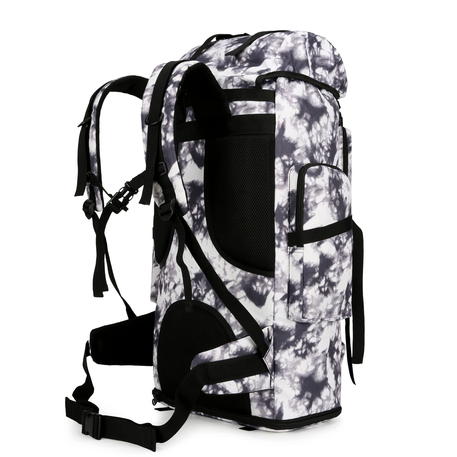 W WINTMING Hiking Backpack for Men 70L/100L Camping Backpack Military Rucksack Molle 3 Days Assault Pack for Climbing
