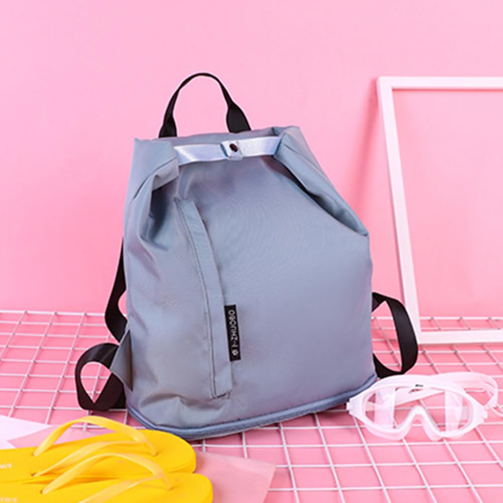 sikiwind Unisex Sports Storage Backpack with Shoe Compartment Fitness Rucksack Lightweight Dry & Wet Separation Gym Sackpack