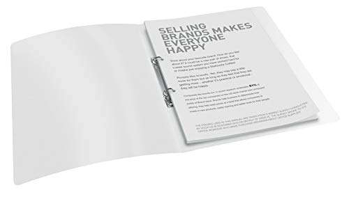 Rexel 2115572 A4 Polypropylene Ring Binder - White