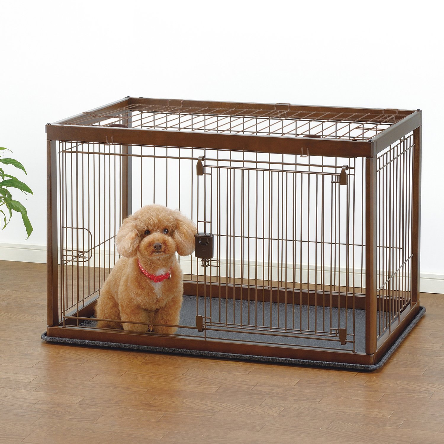 Richell Wooden Pet Crate Medium