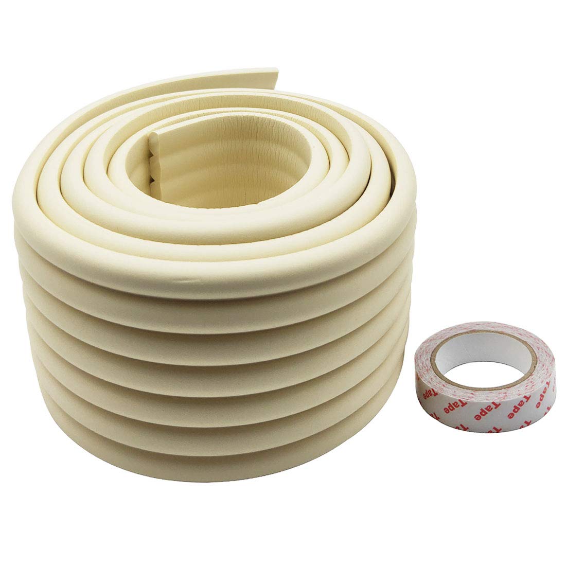 Sipery Furniture Edge and Corner Guards 6.56Ft Length, Multifunctional Child Safety Edge Guard Bumper Table Sharp Edges Protector, Beige