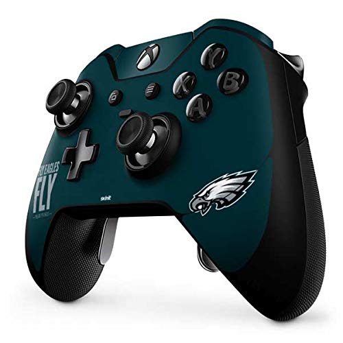 Skinit Decal Gaming Skin compatible with Xbox One Elite Controller - Officially Licensed NFL Philadelphia Eagles Team Motto Design