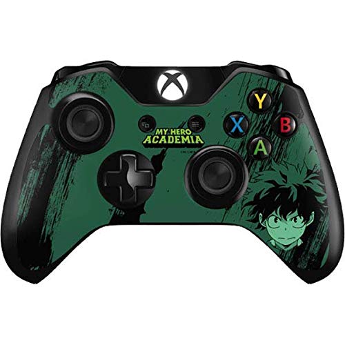Skinit Decal Gaming Skin compatible with Xbox One Controller - Officially Licensed Funimation Deku Design