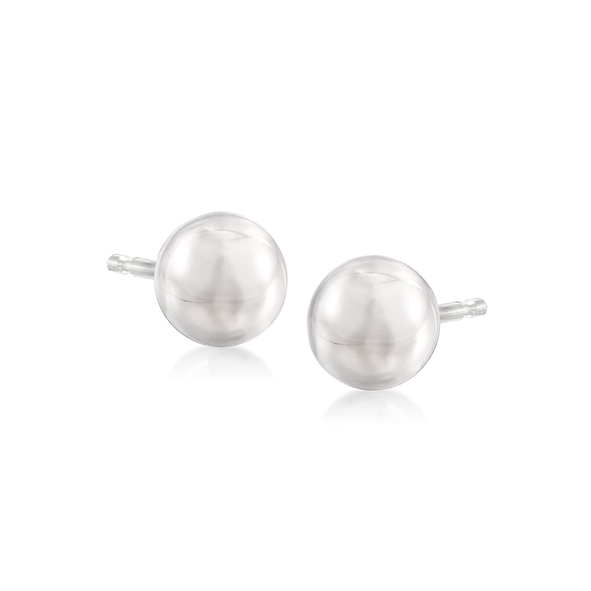 Ross-Simons Italian Sterling Silver Interlocking-Circle Front-Back Earrings