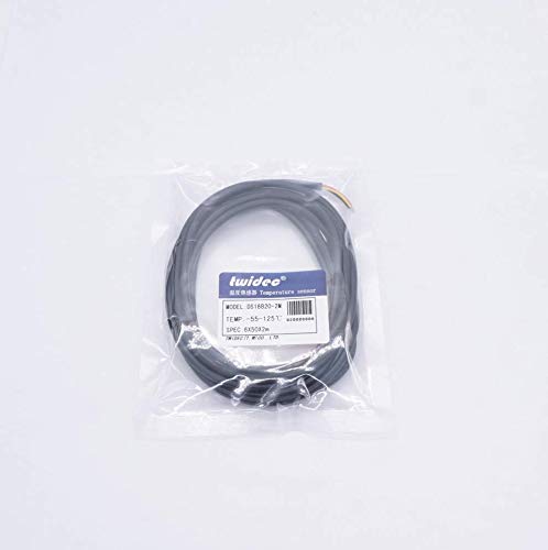 Twidec/ 3Pcs DS18B20 Waterproof Temperature Sensors 2M Length Digital Thermal Stainless Steel Probe Temperature Controller DS18B20-2M