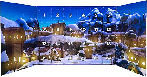 Roblox 2024 Holiday Advent Calendar for Kids, 24 Day Gift Playset - Toy Set Includes 6 Figures, 18 Accessories, 2 Redeemable Codes & More - 30 Pieces Total - Christmas Gift for Boys & Girls Ages 6+