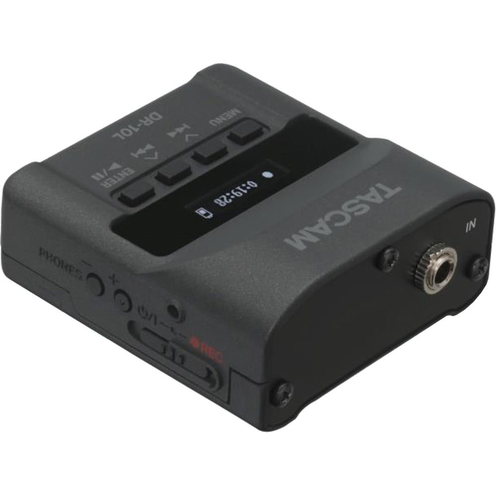 Tascam DR-10L Digital Recorder with Lavalier Microphone Bundle Including 2 32GB Sandisk Micro SD Memory Cards and 4 AAA Circuit City Batteries