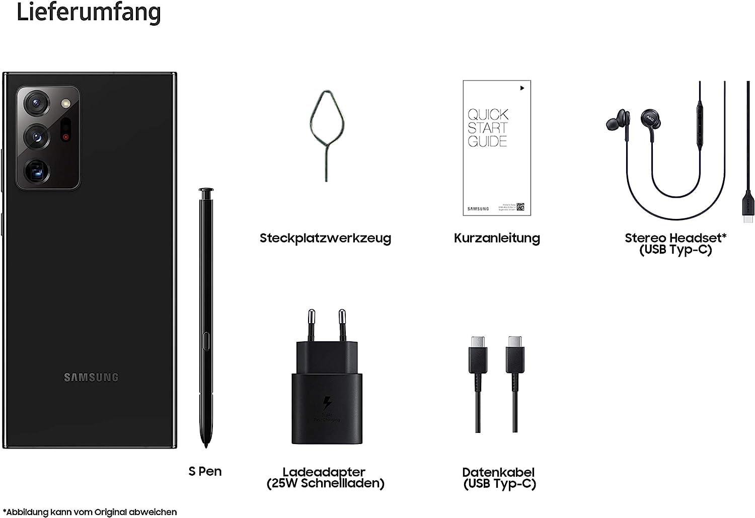 Samsung Galaxy Note 20 Ultra 5G SM-N986B/DS Dual Hybrid Sim 12GB+256GB Mystic Black - International Version (Renewed)